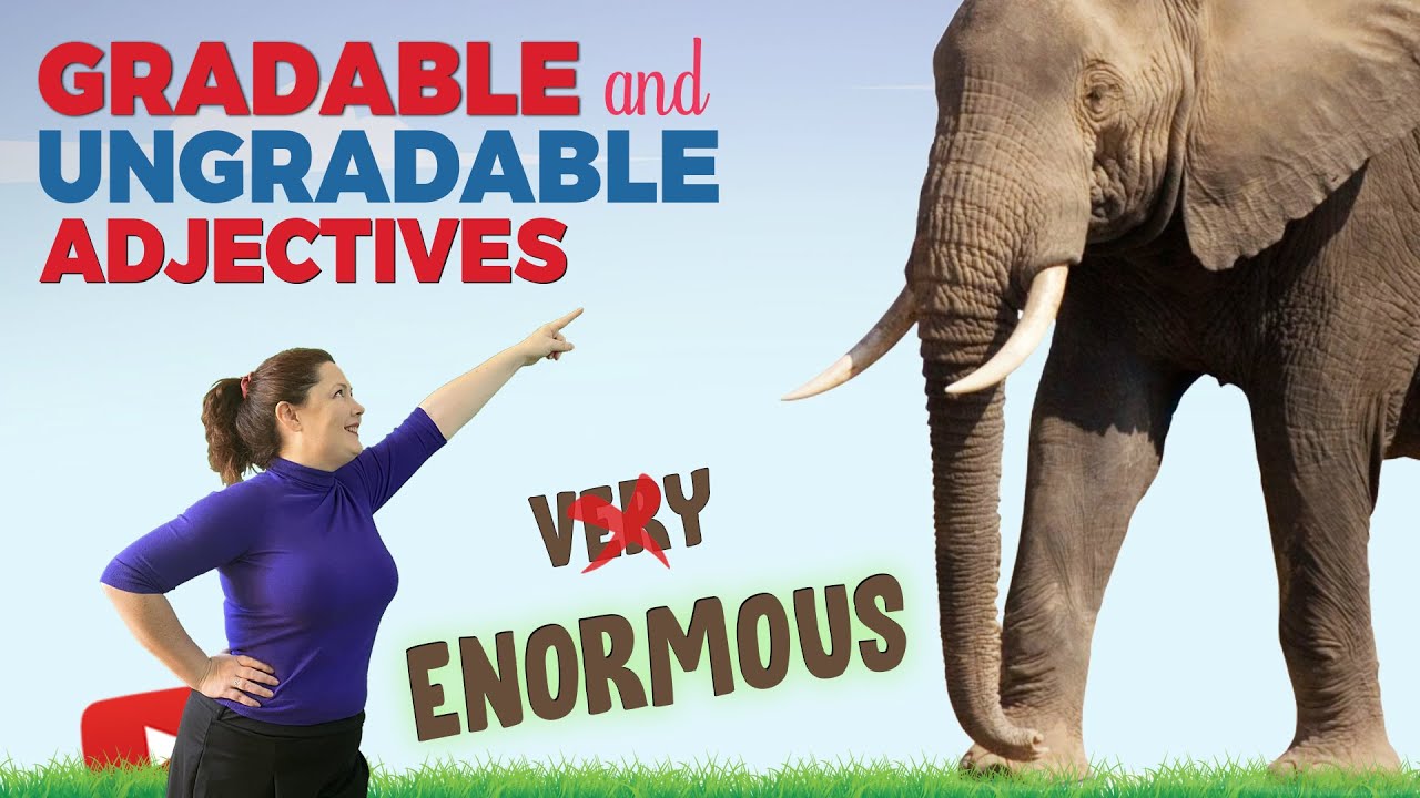 Gradable and ungradable adjectives 😍 | Modifiers + Quiz 🚀 - YouTube