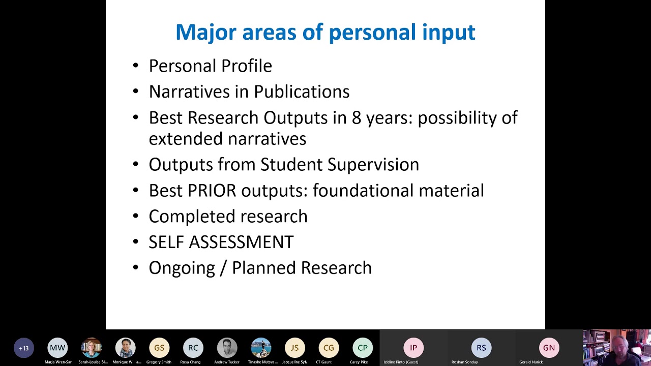 Rating presentation by Professor Ed Rybicki: 22 October 2020 from 10h00 ...