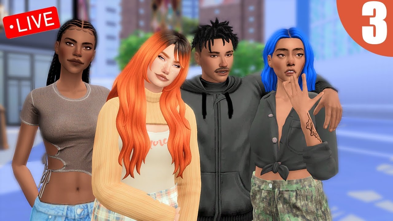 The Sims Not So Berry Challenge Orange Gen #3 (LIVE) |Getting in to ...