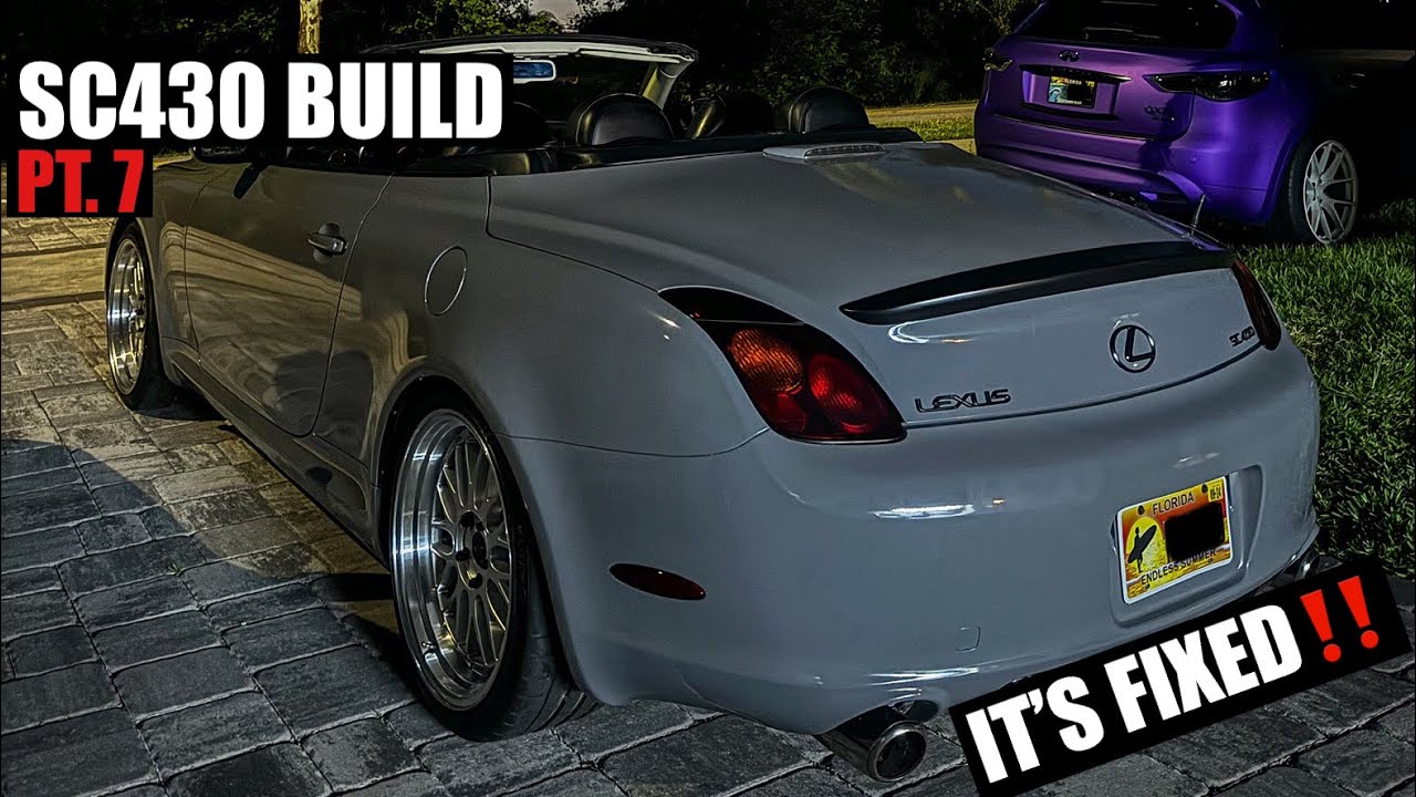 I FIXED MY $2000 AUCTION LEXUS SC430 FOR UNDER $500! - YouTube