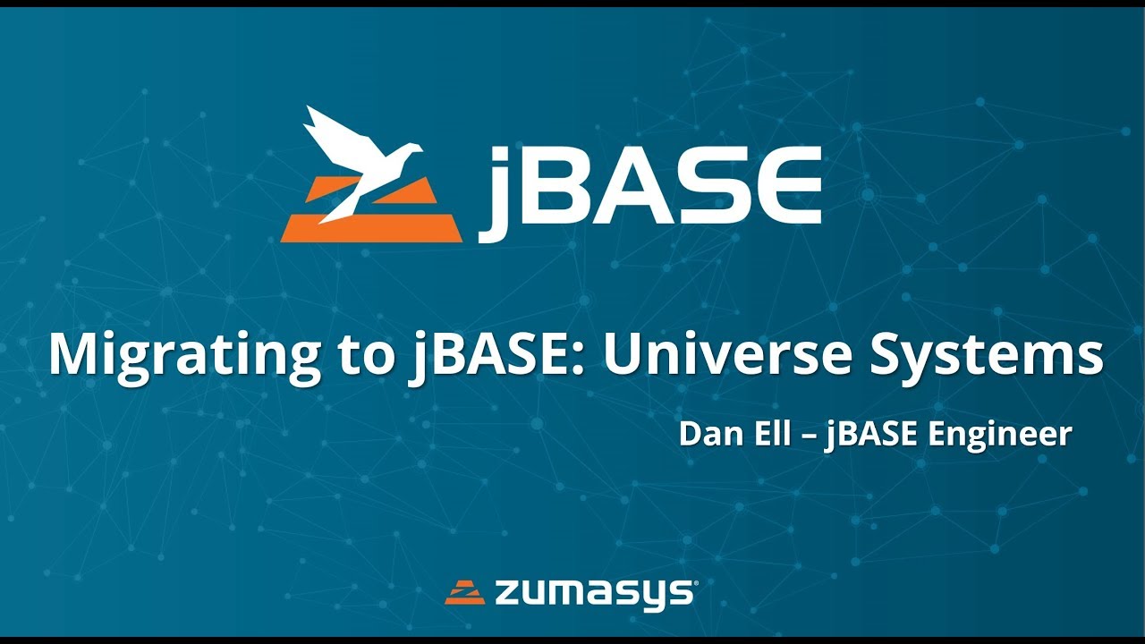 Migrating to jBASE: MultiValue Universe System - YouTube