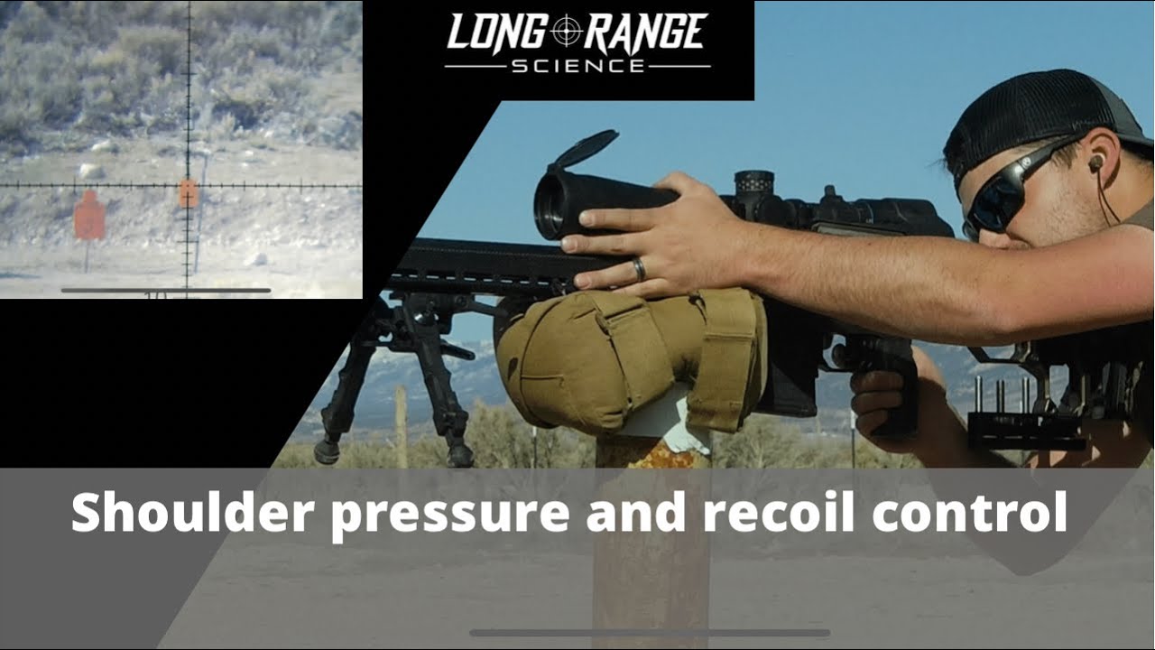 Shoulder pressure and recoil control #precisionshooting # ...