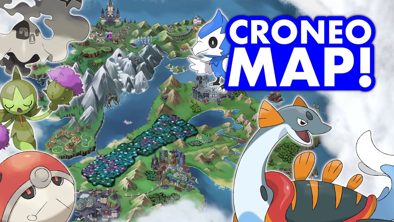 Let's Make a REGIONAL MAP for a Pokémon Game! | Croneo Region - YouTube
