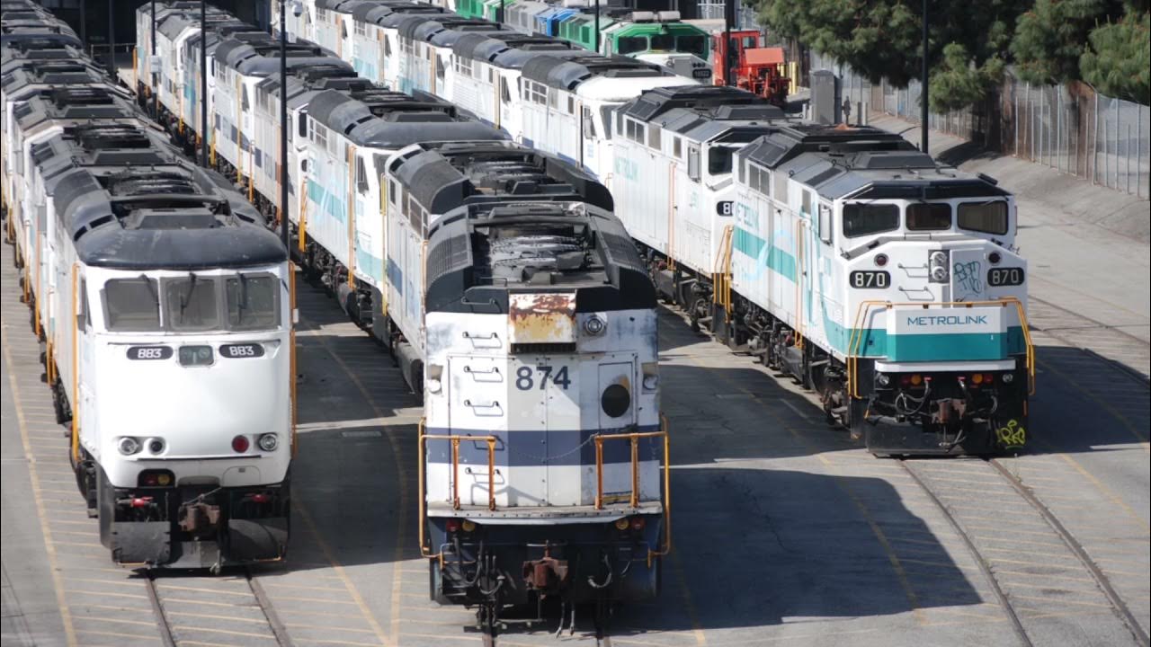 Metrolink F59 Graveyard ~ Railfanning Los Angeles (4/10/2021) - YouTube
