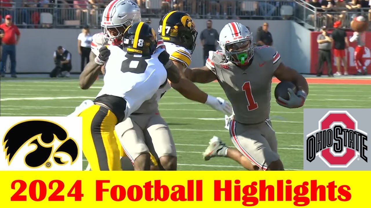 Iowa vs #3 Ohio State Football Game Highlights 10 5 2024 - YouTube