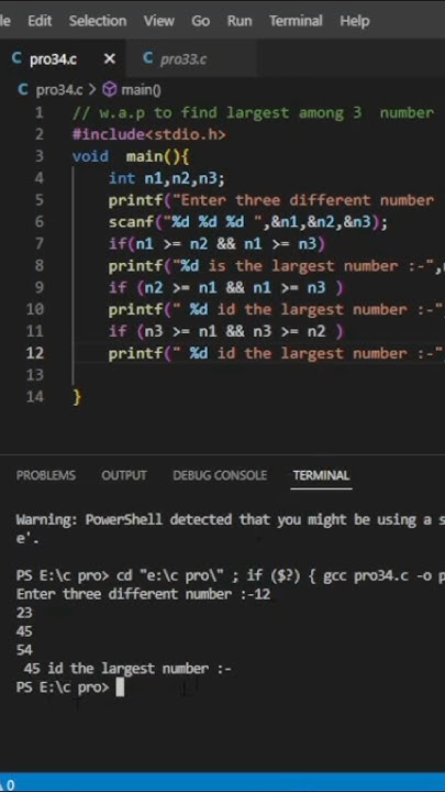3 Numbers me se Sabse Bada Number Kaise Find karein? | C++ Programming Tutorial | Hindi | monu ...