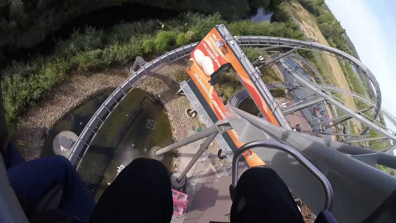 SWARM, THORPE PARK - FRONT SEAT POV! - YouTube