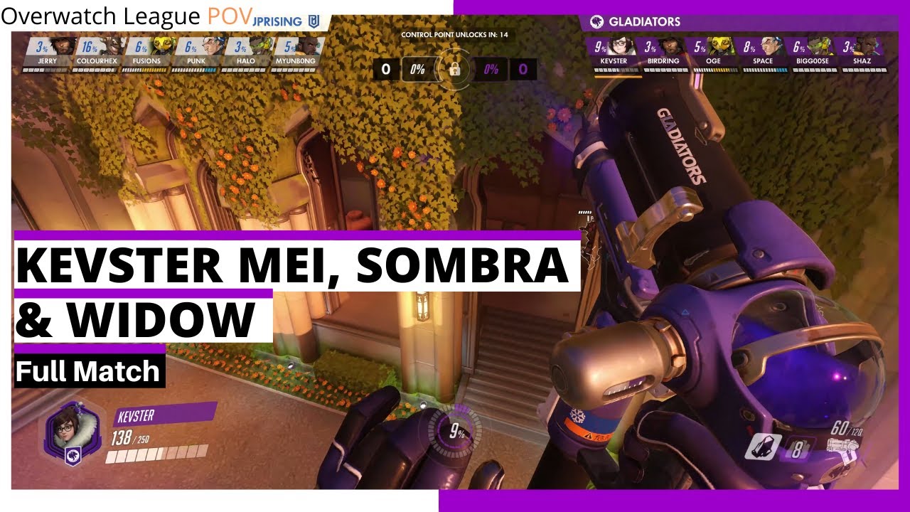 KEVSTER POV MEI, SOMBRA & WIDOW | Full Match | Gladiators vs Uprising ...