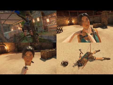 [Ryona] Brutal Deaths of Lara Croft (Blade & Sorcery VR)