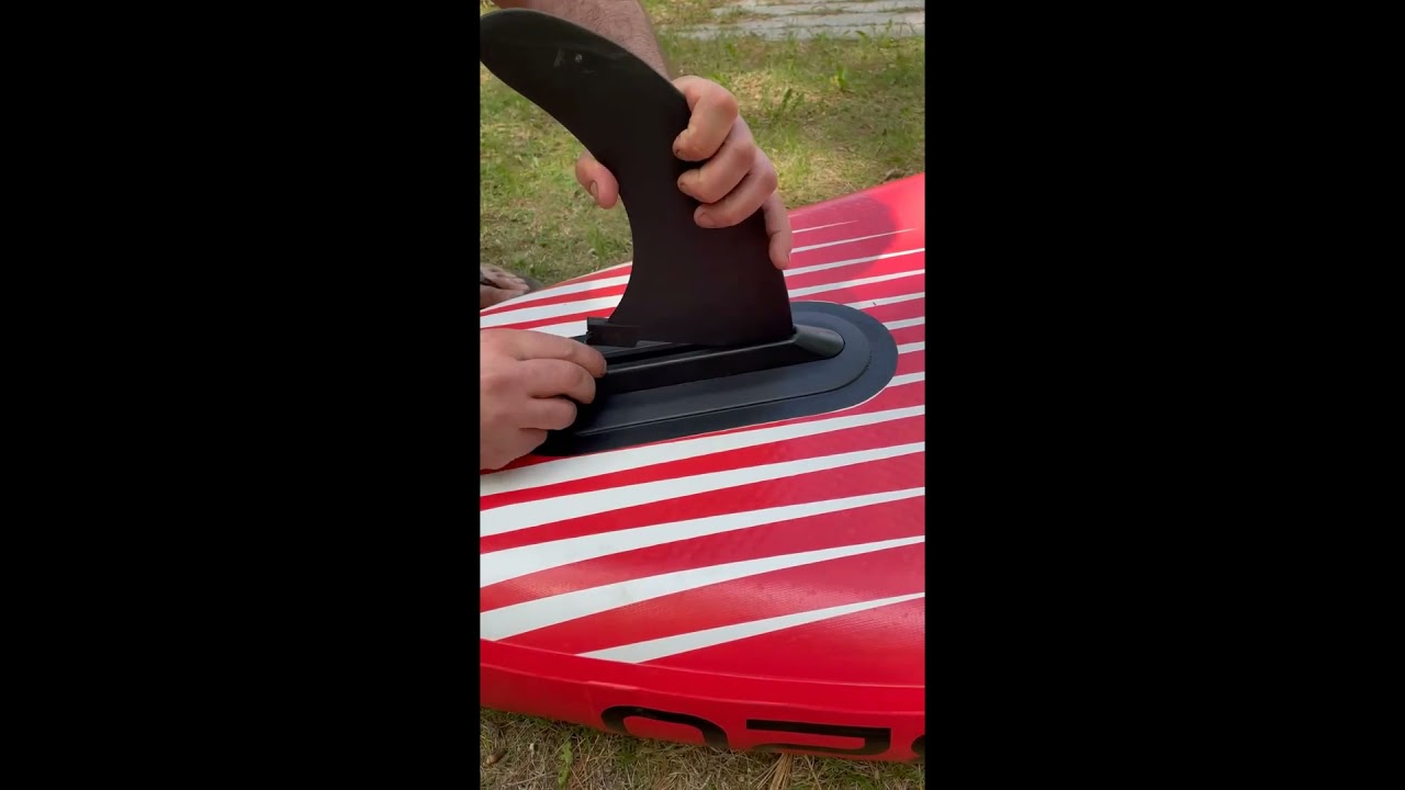 iSUP Fin Install - YouTube