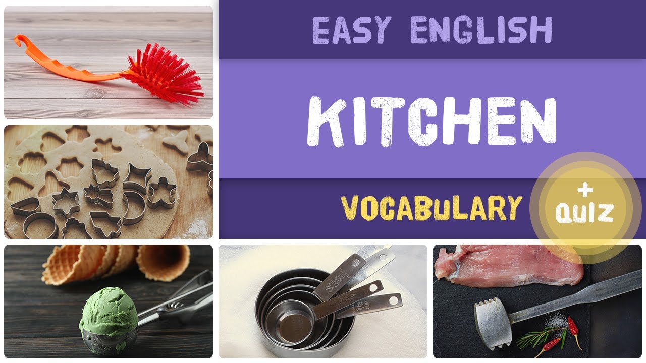 101 Kitchen Items in English | Learn English Vocabulary - YouTube
