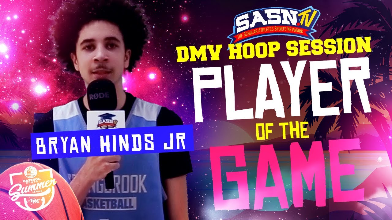 DMV Hoop Session Interviews Springbrook's Bryan Hinds Jr - YouTube