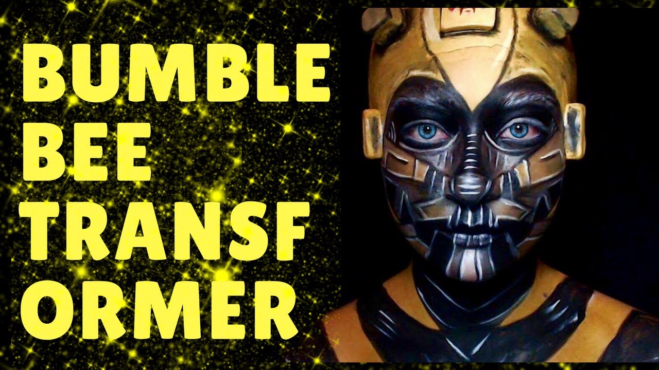 BUMBLEBBE TRANSFORMER MAKEUP TUTORIAL MakeUp Squad Collab Heroes y ...