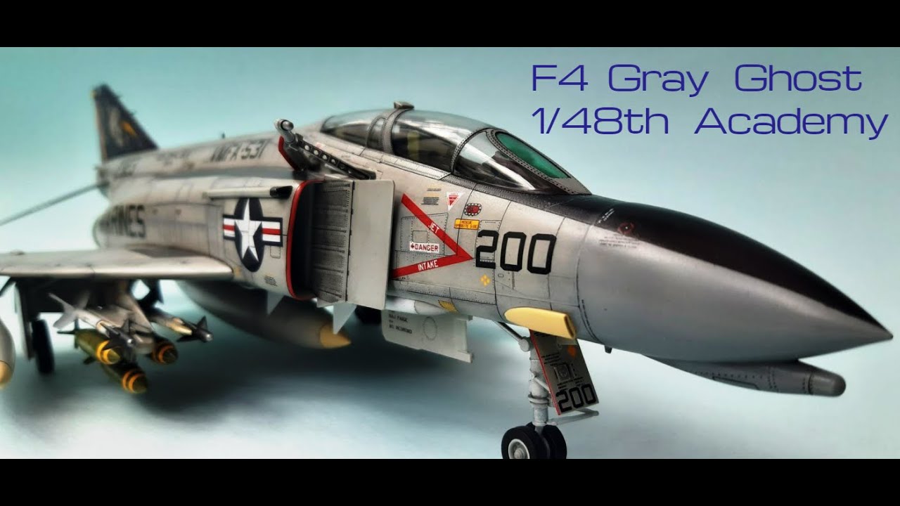 F-4N VMFA-531 Grey Ghosts Phantom Academy 1/48th build 아카데미 팬텀 그레이 고스트 ...