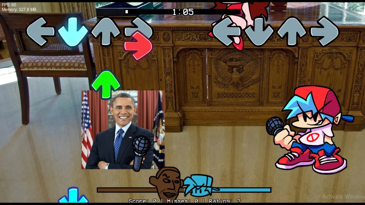 FNF vs Obama: Presidential Showdown - YouTube