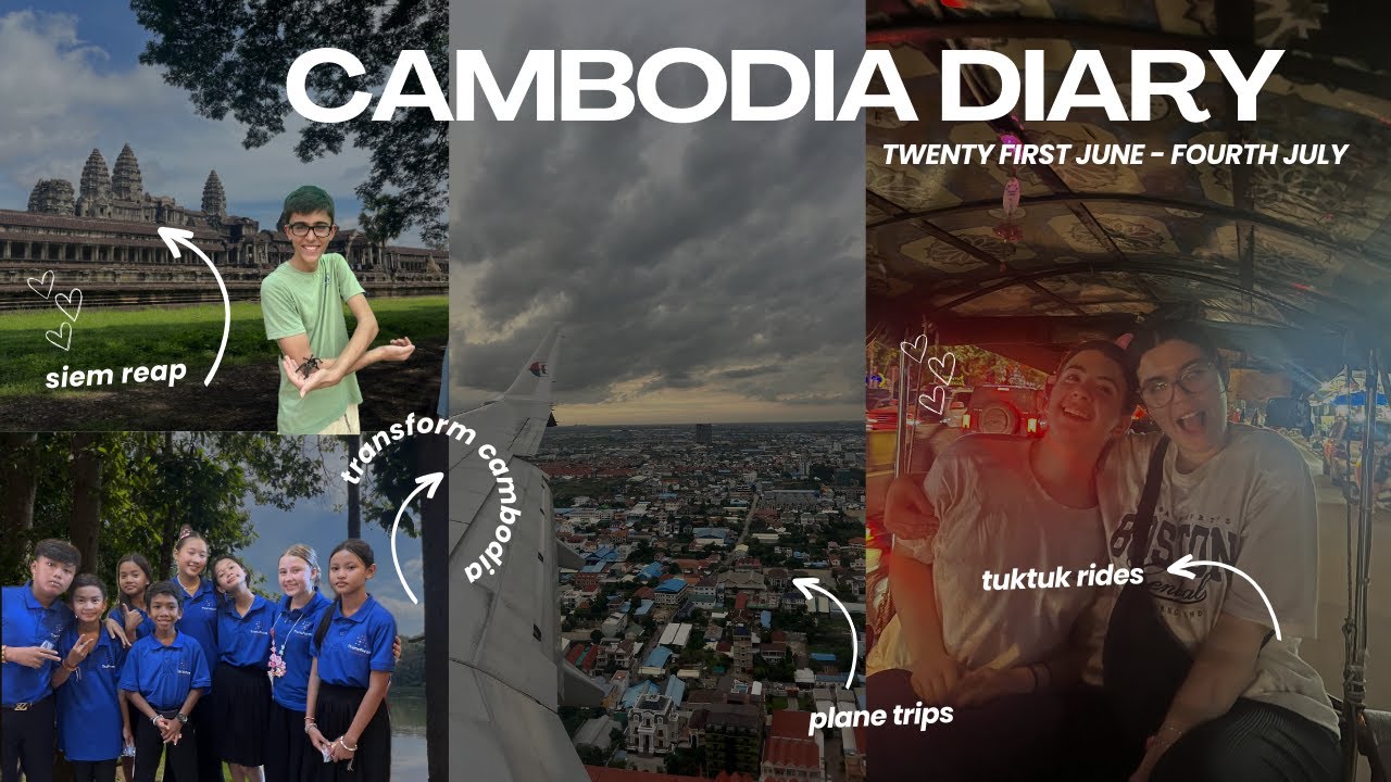 A VIDEO DIARY : CAMBODIA !! - YouTube