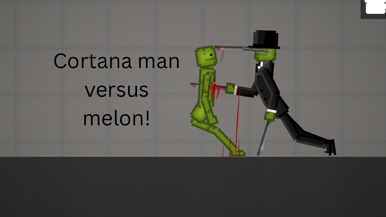 Cortana man versus melon - YouTube