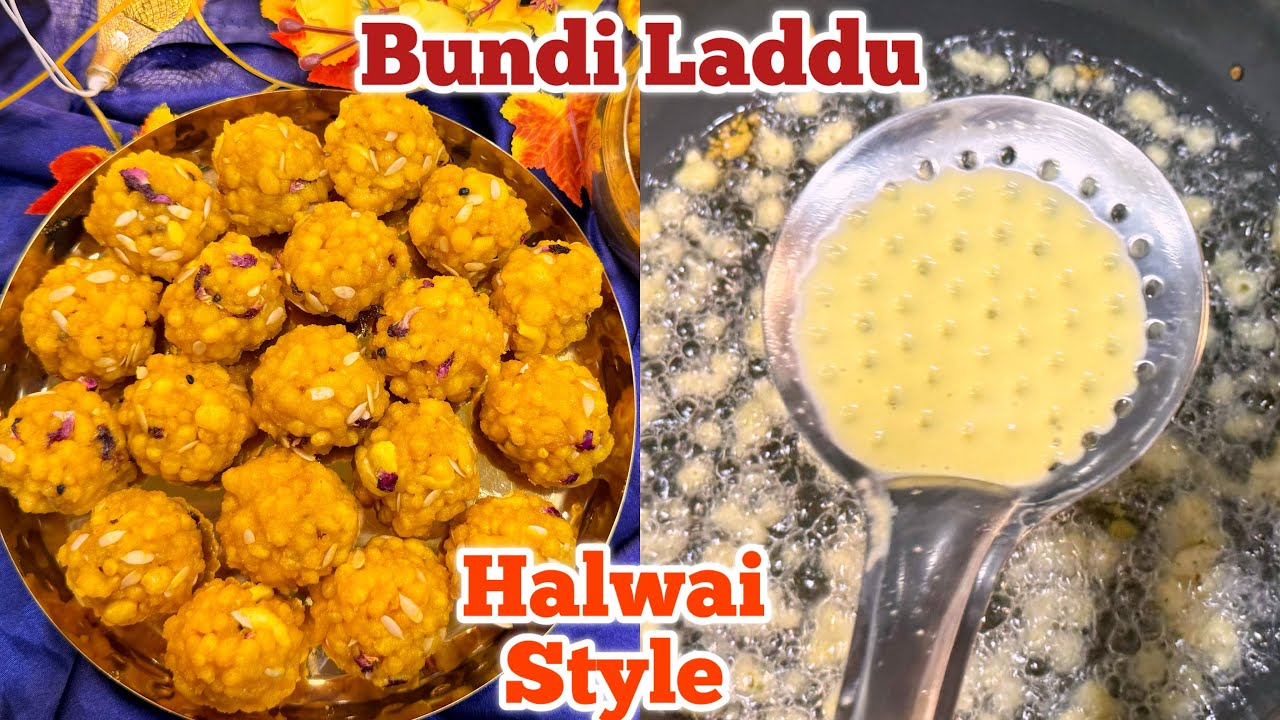Boondi Ladoo Recipe | Boondi Laddu – No Boondi Mould| simple Trick with ...