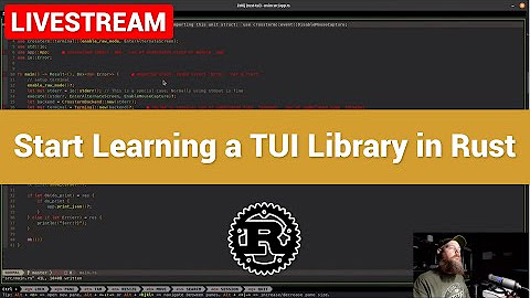 Rust TUI Based Application - YouTube
