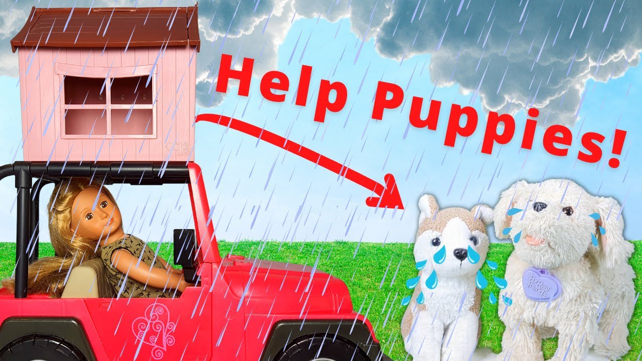 OUR GENERATION DOLL WILL SAVE THE PUPPIES AND GIVE THEM A NEW PUPPY ...