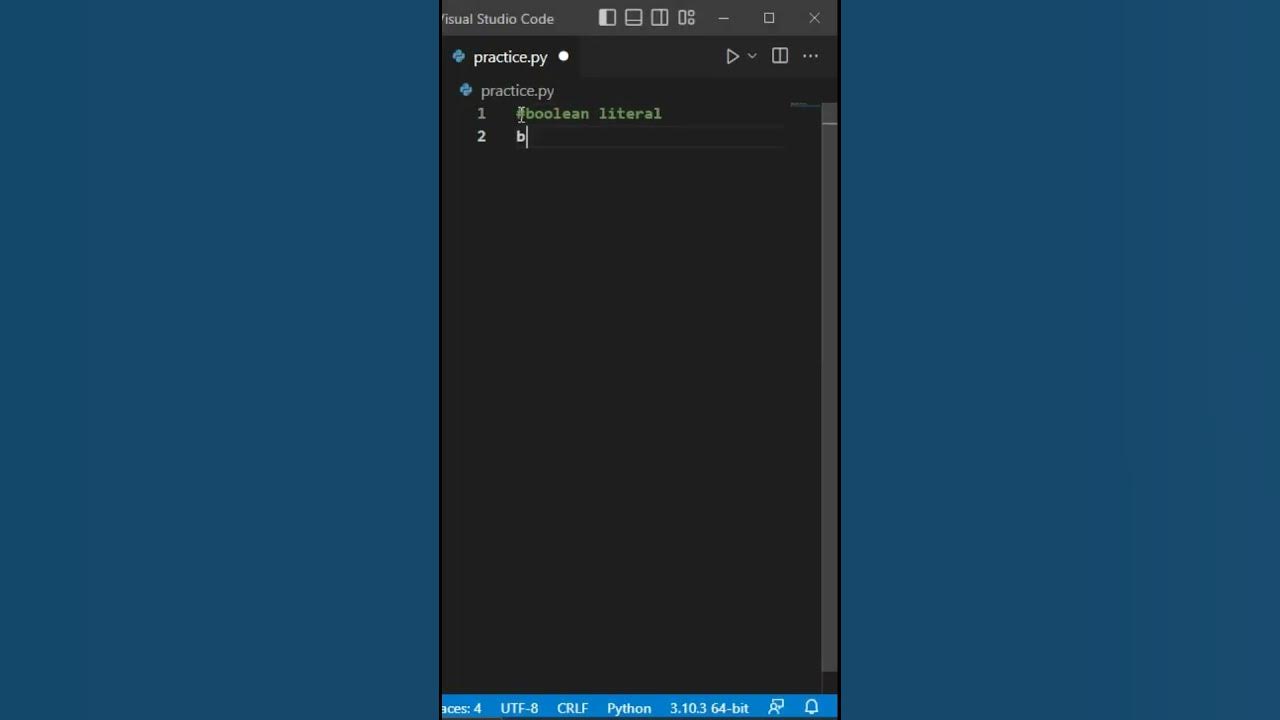 13 False Boolean Literal Python Python3 Pythonforbeginners Learnpython Youtube