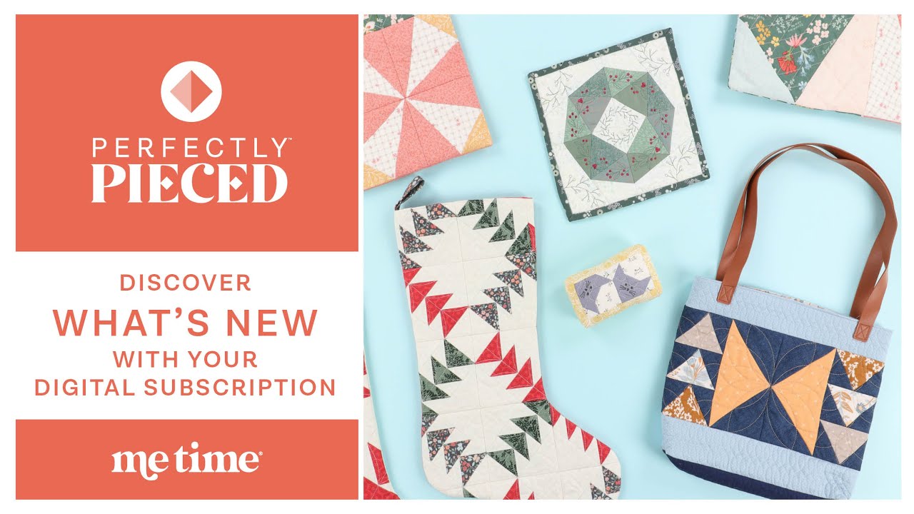 Perfectly Pieced is Going Digital: ME Time Delivered - YouTube