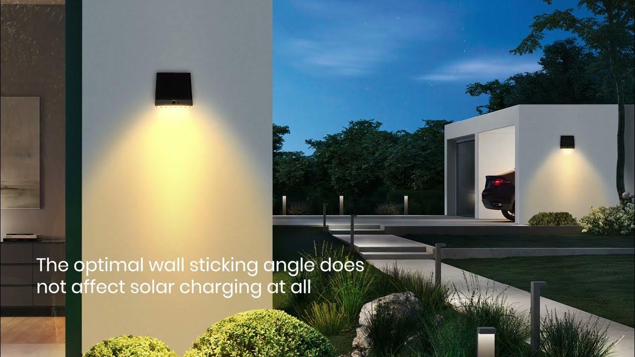 Maximize Your Home's Outdoor Lighting With SWL-25 - Up To 90%+ Solar Wall Lamp - YouTube