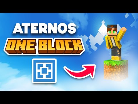 ✅ How to Make a ONEBLOCK SKYBLOCK Server in Minecraft ATERNOS FREE