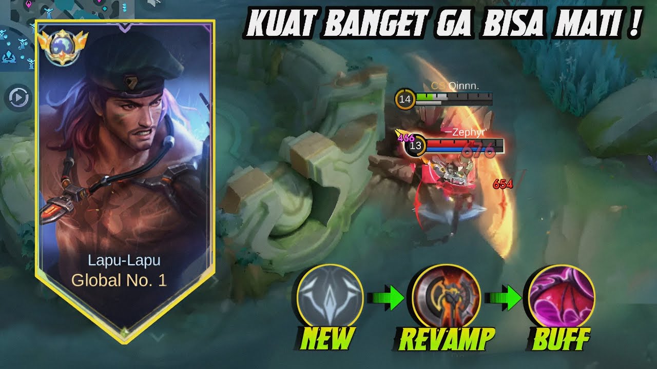 NEW UPDATE !! LAPU LAPU WAR AXE + EMBLEM BARU WAR CRY KUAT BANGET ...