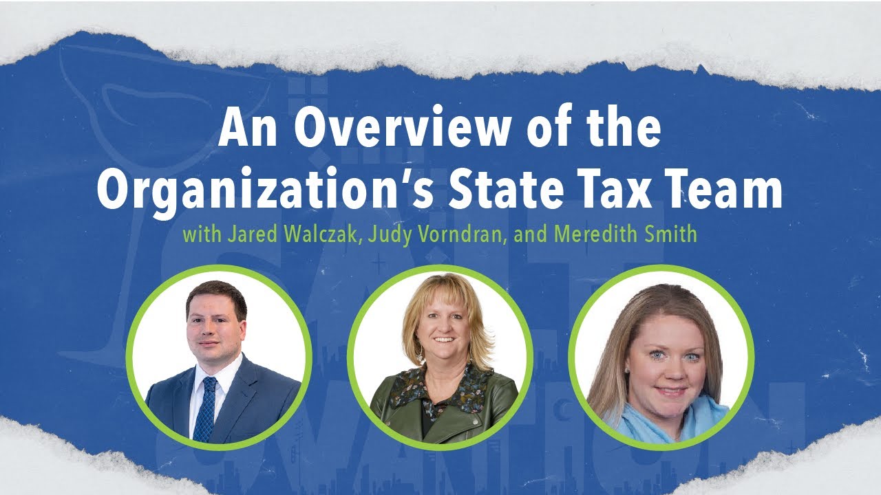 An Overview of the Organization's State Tax Team - YouTube