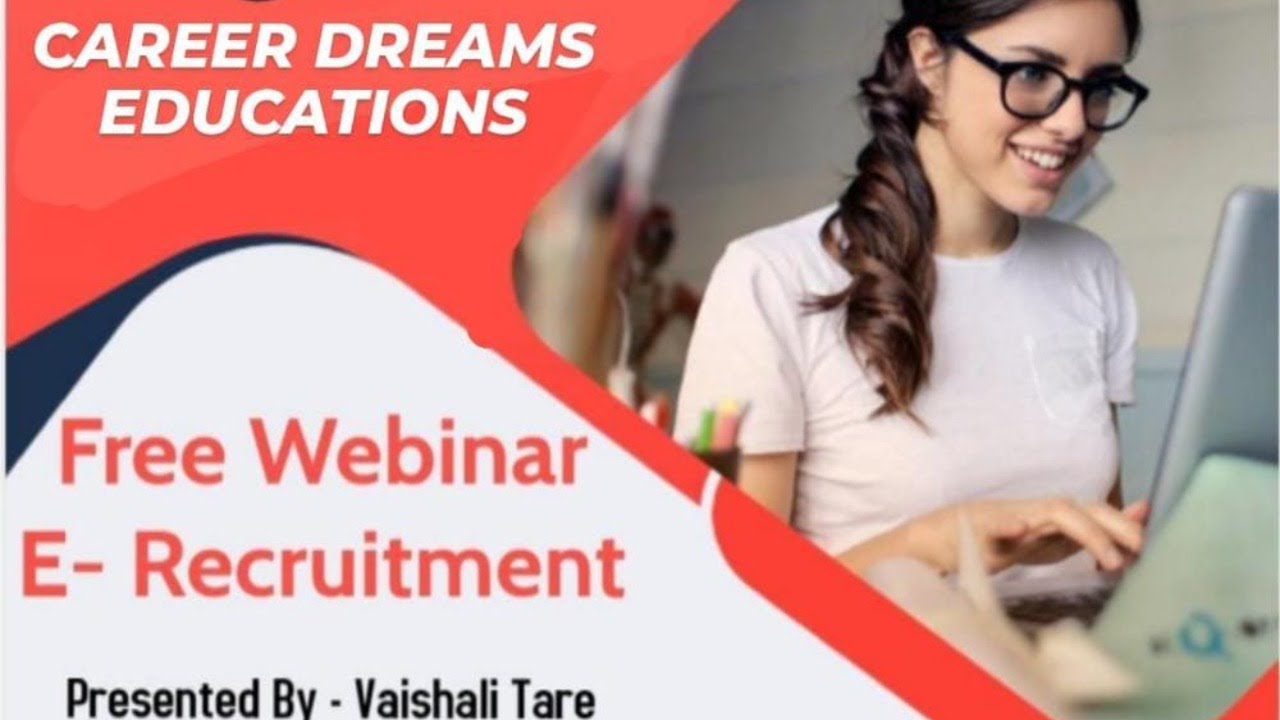 || CAREER DREAMS EDUCATIONS || Live Stream || E- Recruitment || Webinar - YouTube