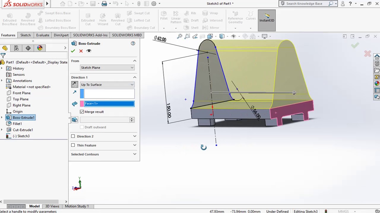 Assembly of Tailstock - Part - 1 / Solidworks - YouTube