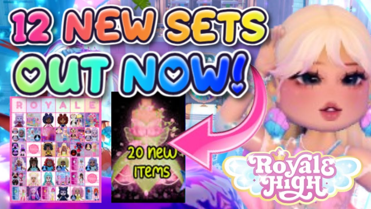 12 NEW SETS, BINGO CHART & MORE! ~ Royale High Update 12 New Sets ...