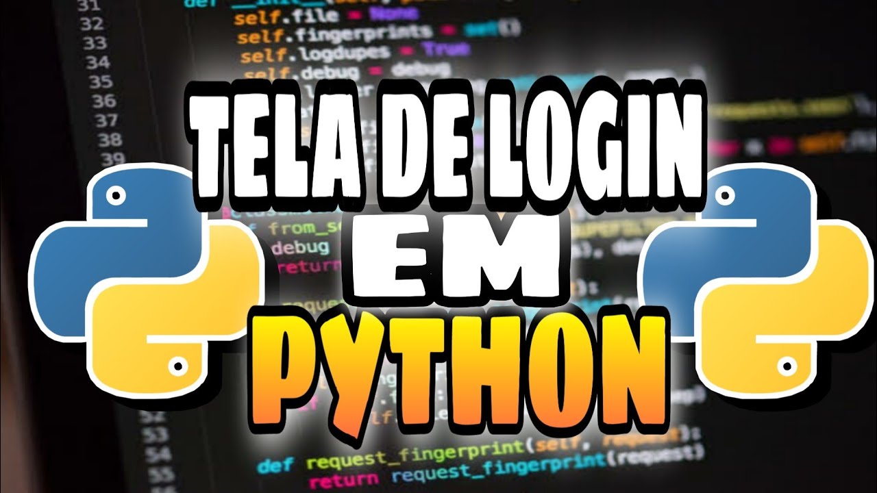 Como fazer tela de login na linguagem Python - YouTube