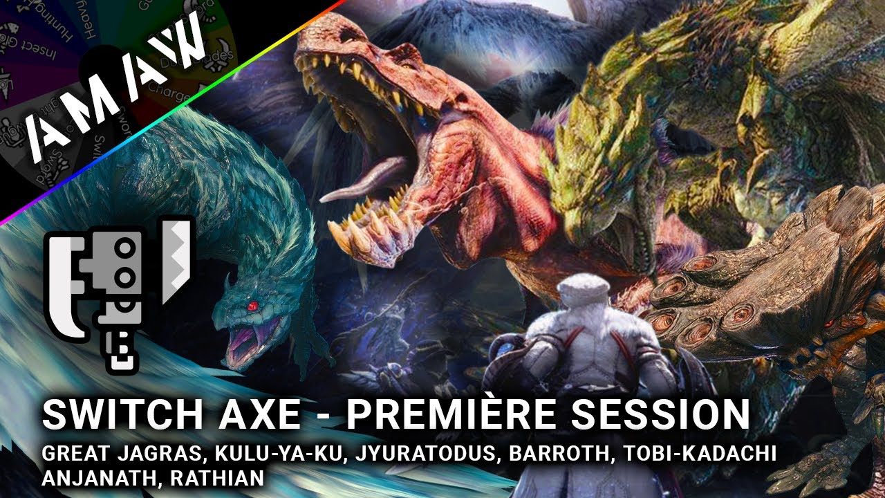 [MHWI] All Monsters All Weapons - La Switch Axe ? C'est facile - YouTube