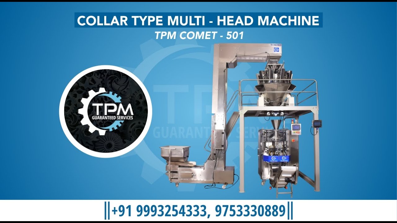 Multi-Head Machine | Collar Type Multi Head Machine | Namkeen Packing ...