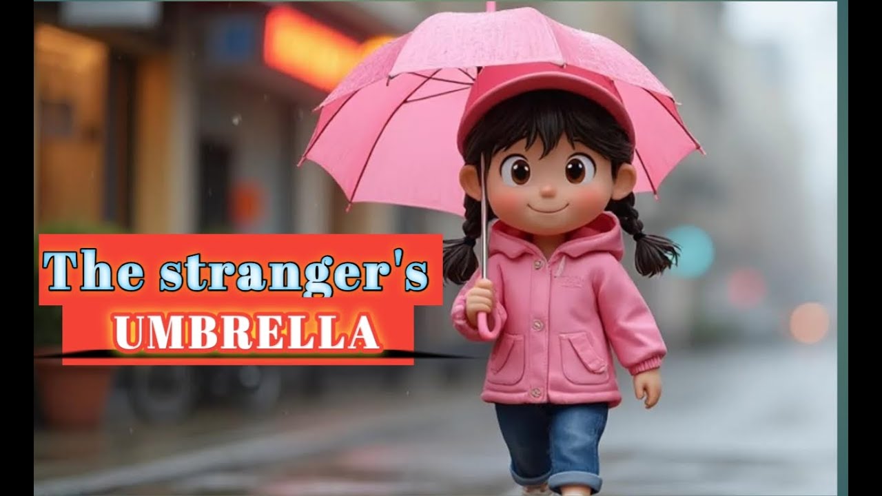 The Stranger's Umbrella ! Kids moral story ! अजनबी का छाता ! - YouTube
