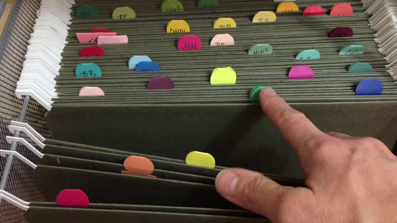 How I store my scraps of card stock - YouTube
