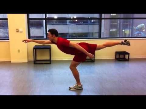 Speed Skater Squat - YouTube