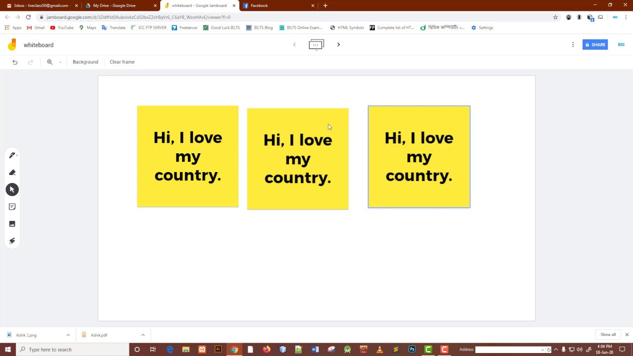How To Use Google Whiteboard or Jamboard - YouTube
