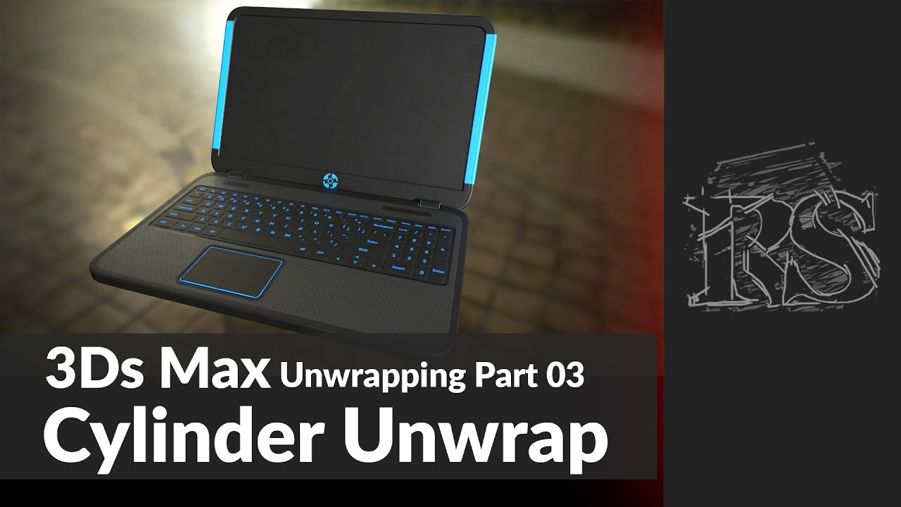 3Ds Max Unwrapping Beginner (Sinhala) - Cylinder Unwrap - Part 03 - YouTube