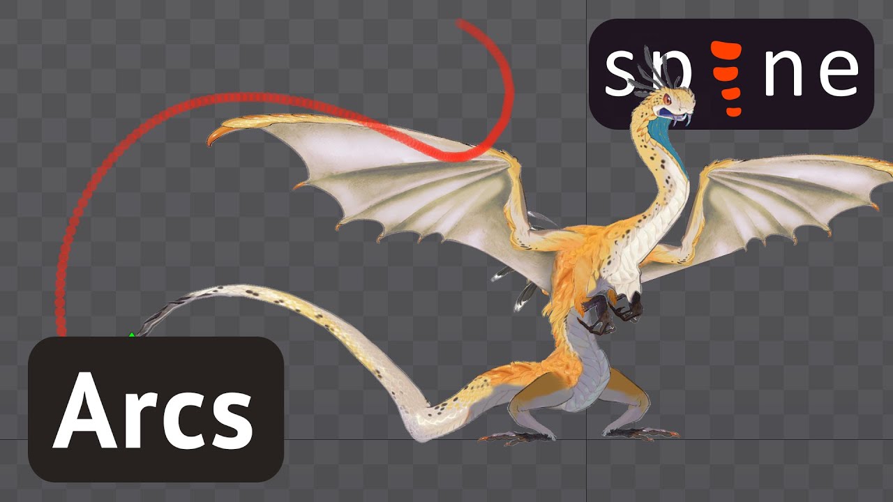 Spine 2D animate with arcs | curves - YouTube