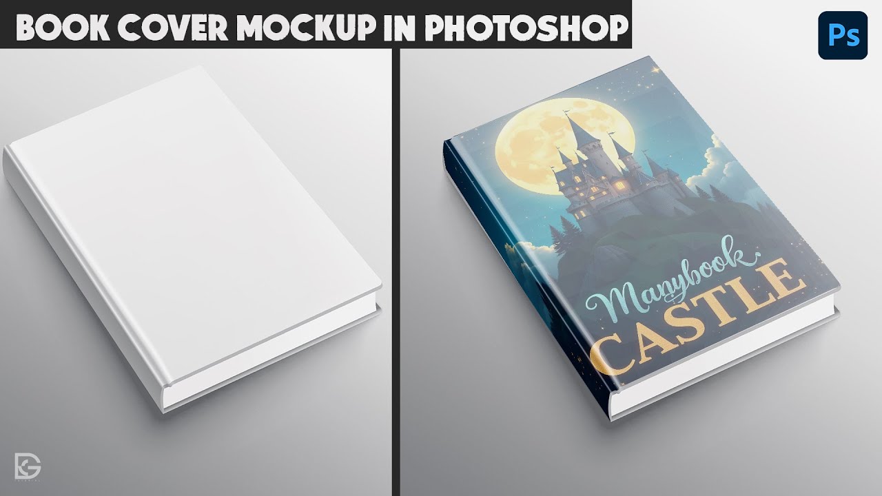 Adobe Photoshop 2024 - How Make Book Cover Mockup in Photoshop Tutorial ...