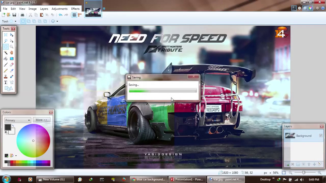 how to change color of anything from a picture on paint.net - YouTube
