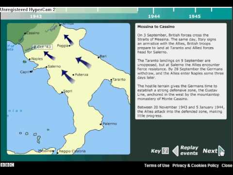 BBC Italian campaign map - YouTube
