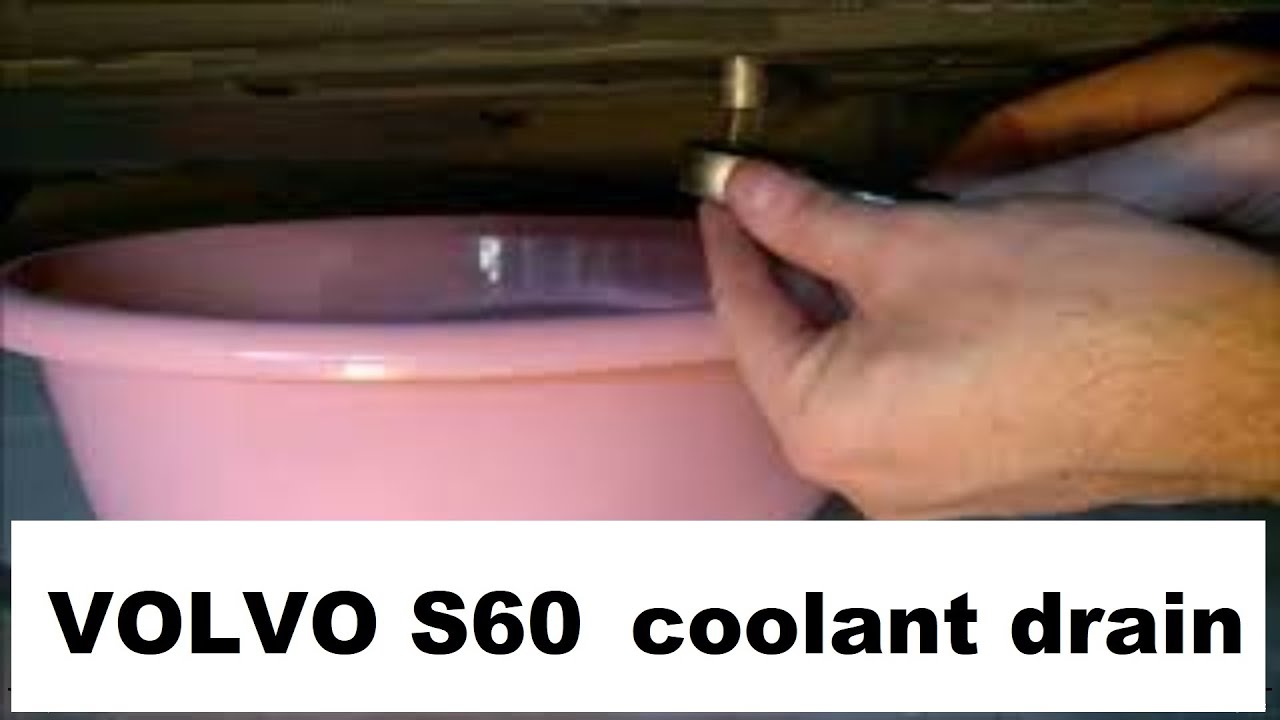 Volvo S60 V70 Coolant drain 2001-2009 - YouTube