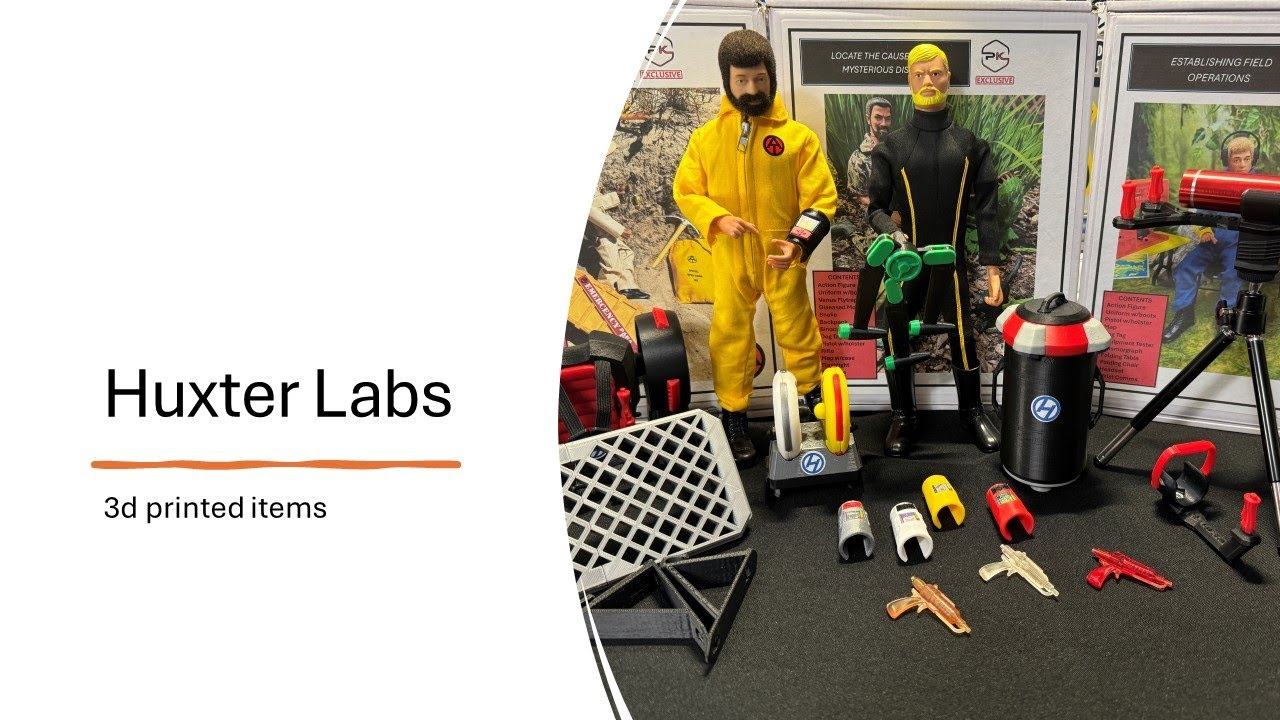 Custom GI Joe 3d printed items from Huxter Labs (Sean Huxter) - YouTube