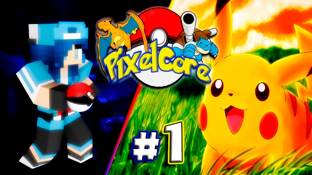 CAPTURAMOS A PIKACHU | Pixelcore Ep.1 Serie Pixelmon no premium - YouTube