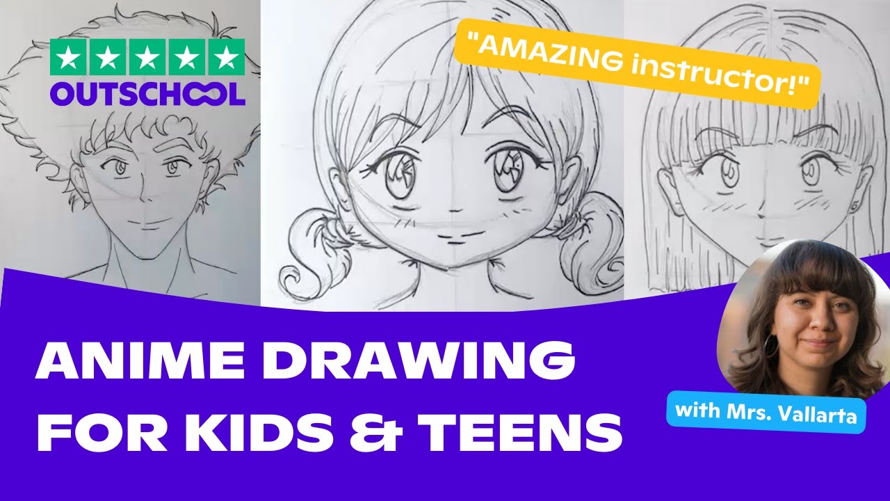  How To Draw Anime Characters Easy Tutorial For Kids Beginners
