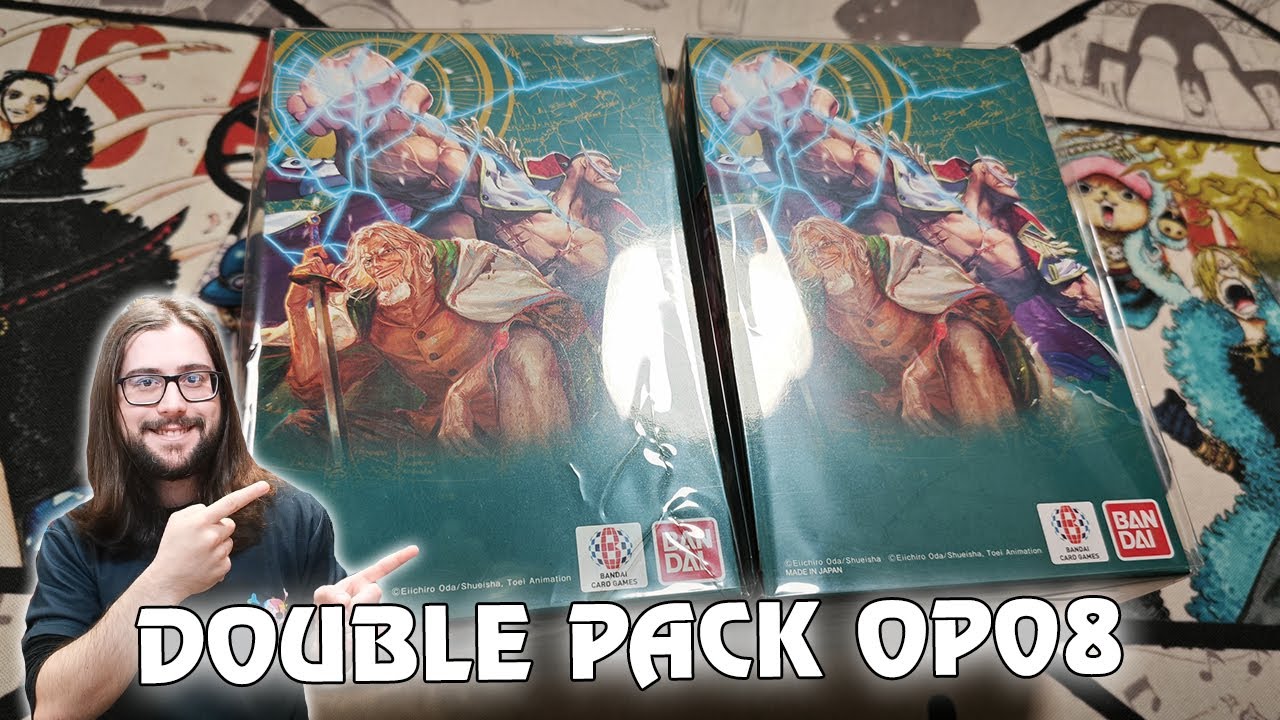 APERTURA DE 2 DOUBLE PACK DE ONE PIECE CARD GAME TWO LEGENDS - OP08 # ...